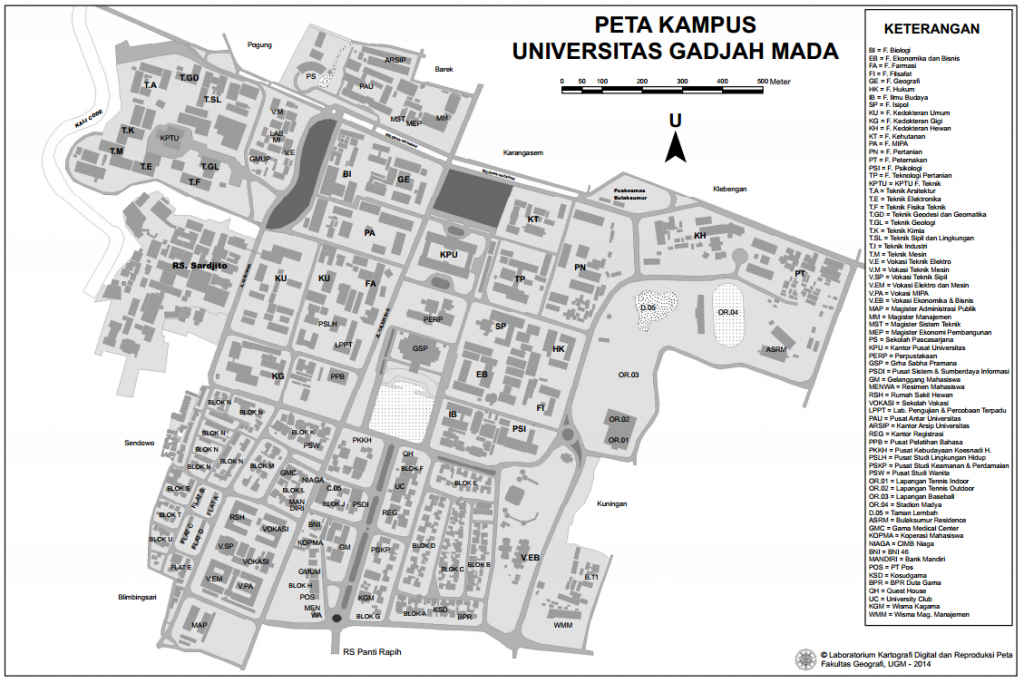 PETA KAMPUS - KAGAMA SUMUT